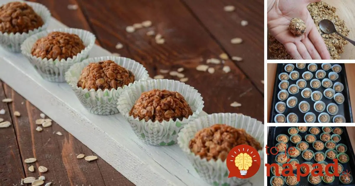 Zdravá pochúťka z ovsených vločiek