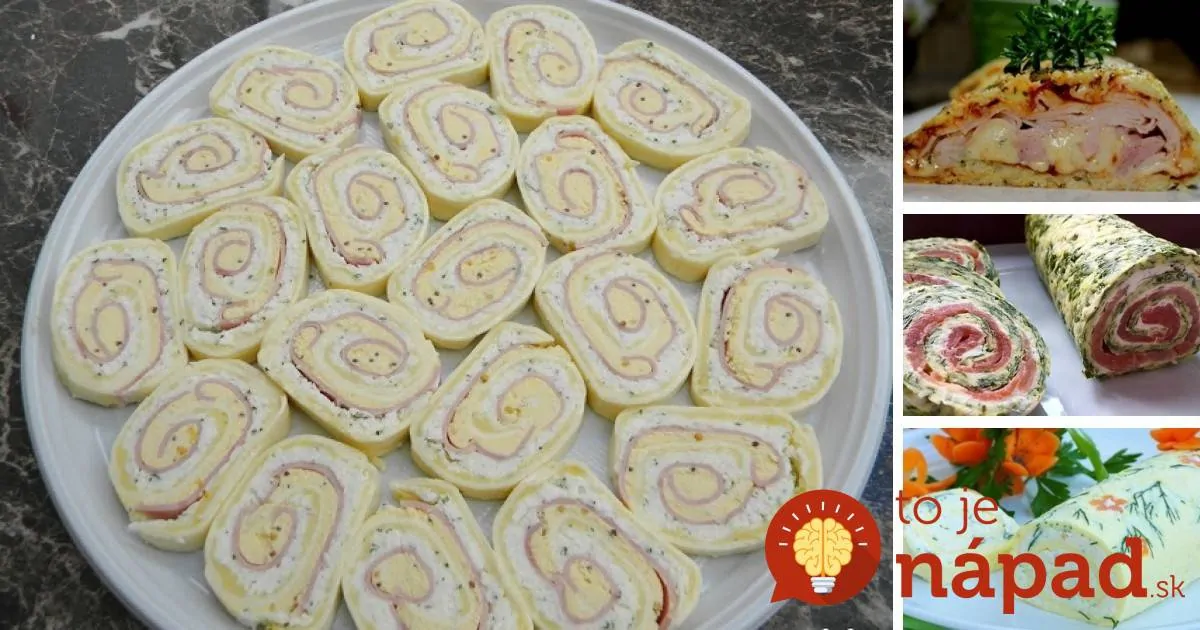 9 receptov na bezkonkurečné slané rolády!