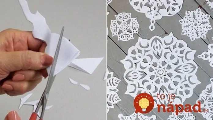 Vezmite len list papiera, nožnice a za 5 minút máte takúto krásu ...