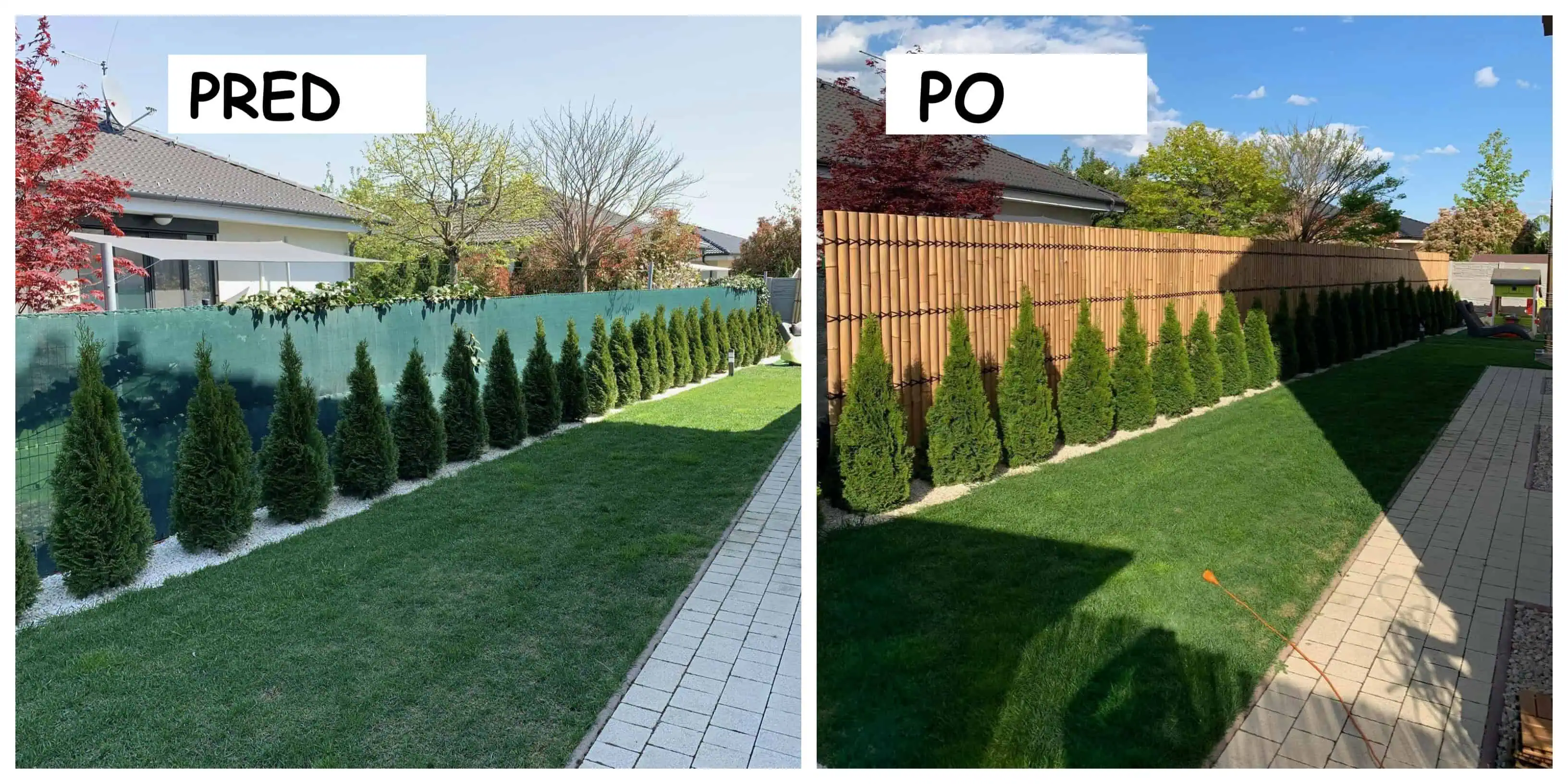 Perfektné nápady, ako zakryť pletivo, škaredý susedov plot, alebo ...