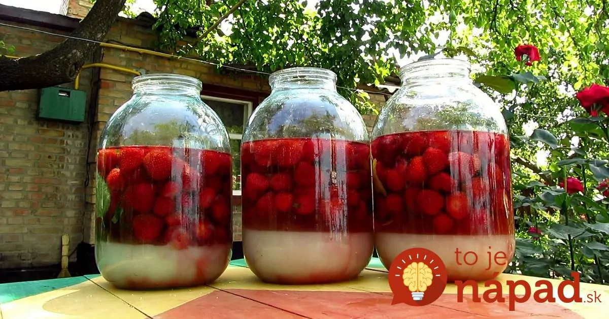 Z letného ovocia robím vždy tento likér - len 4 prísady a fantastická ...